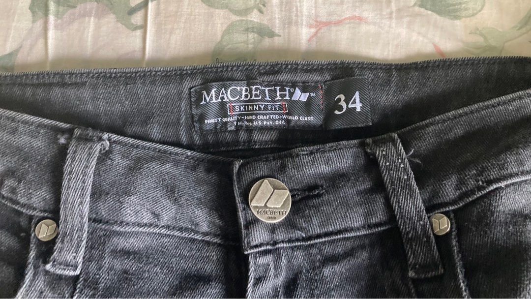 Macbeth black jeans NEGOTIABLE on Carousell