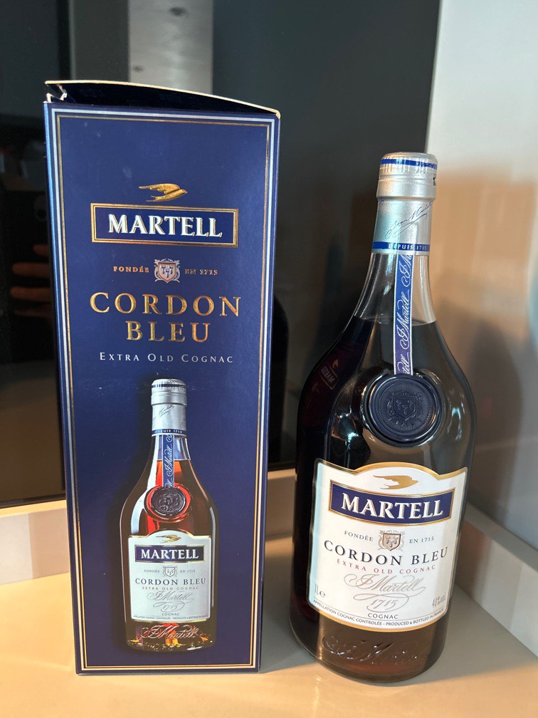Martell Cordon Bleu (1 Litre), Food & Drinks, Alcoholic Beverages on ...