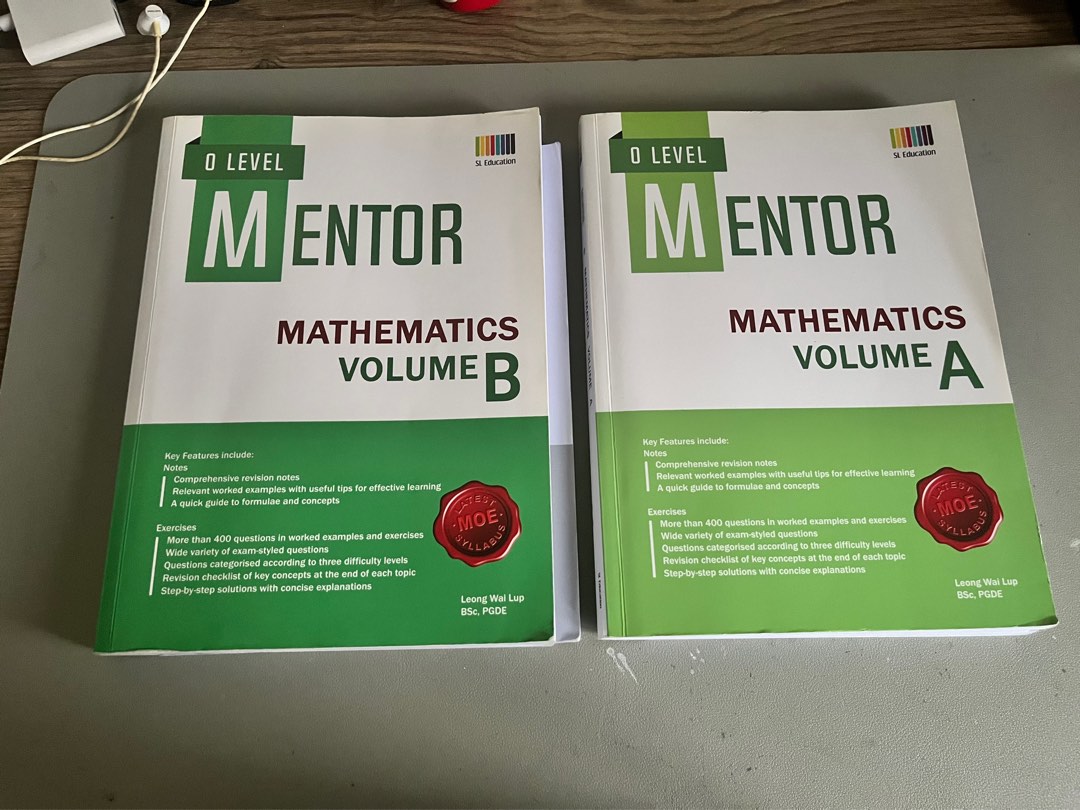 Maths Mentor Olevel Book A and B, Hobbies & Toys, Books & Magazines ...