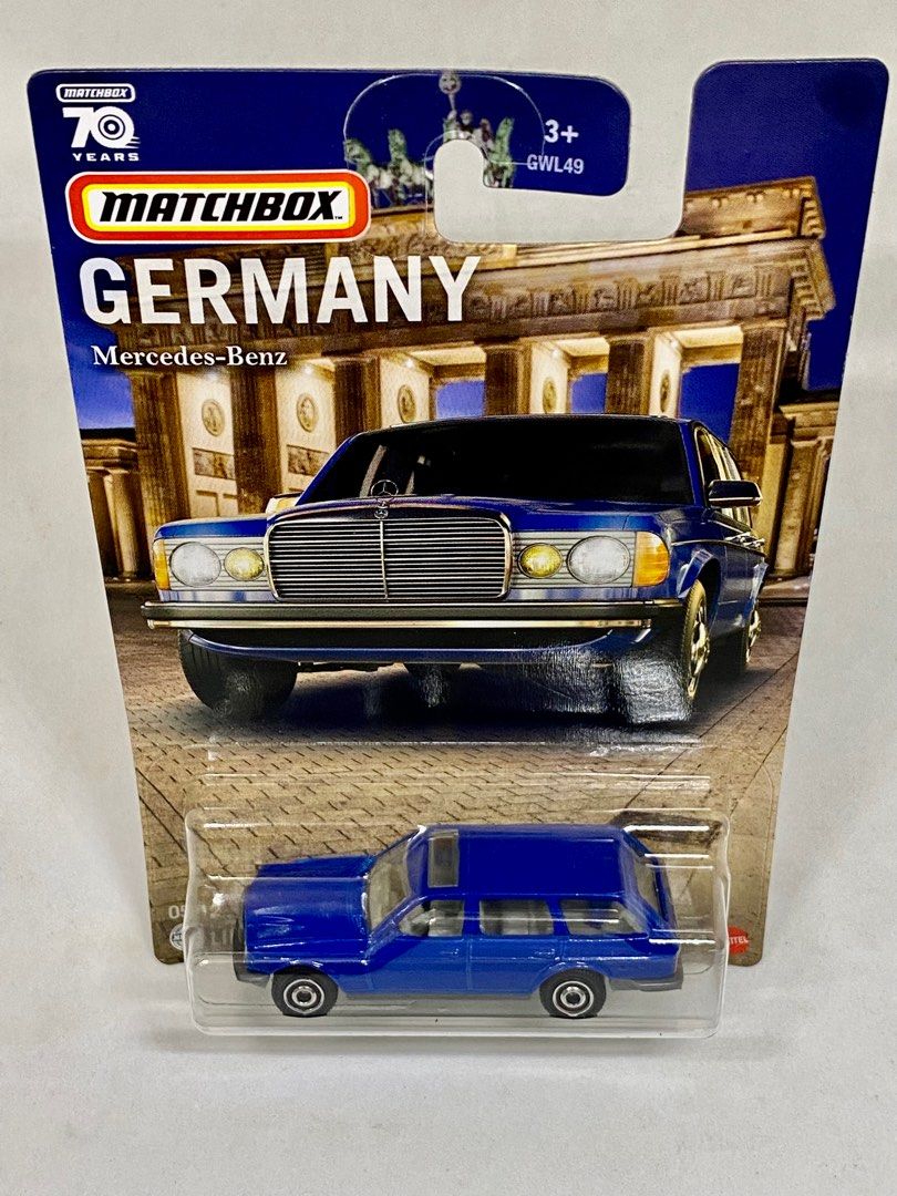 MBX Matchbox MERCEDES BENZ W123 Blue Germany Wagon 70 th 64 Diecast Car ...