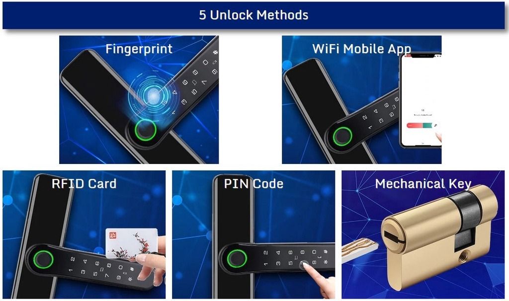*Mega Bundle Deal* FM010 Door Digital Lock + FM021 Metal Gate Digital ...