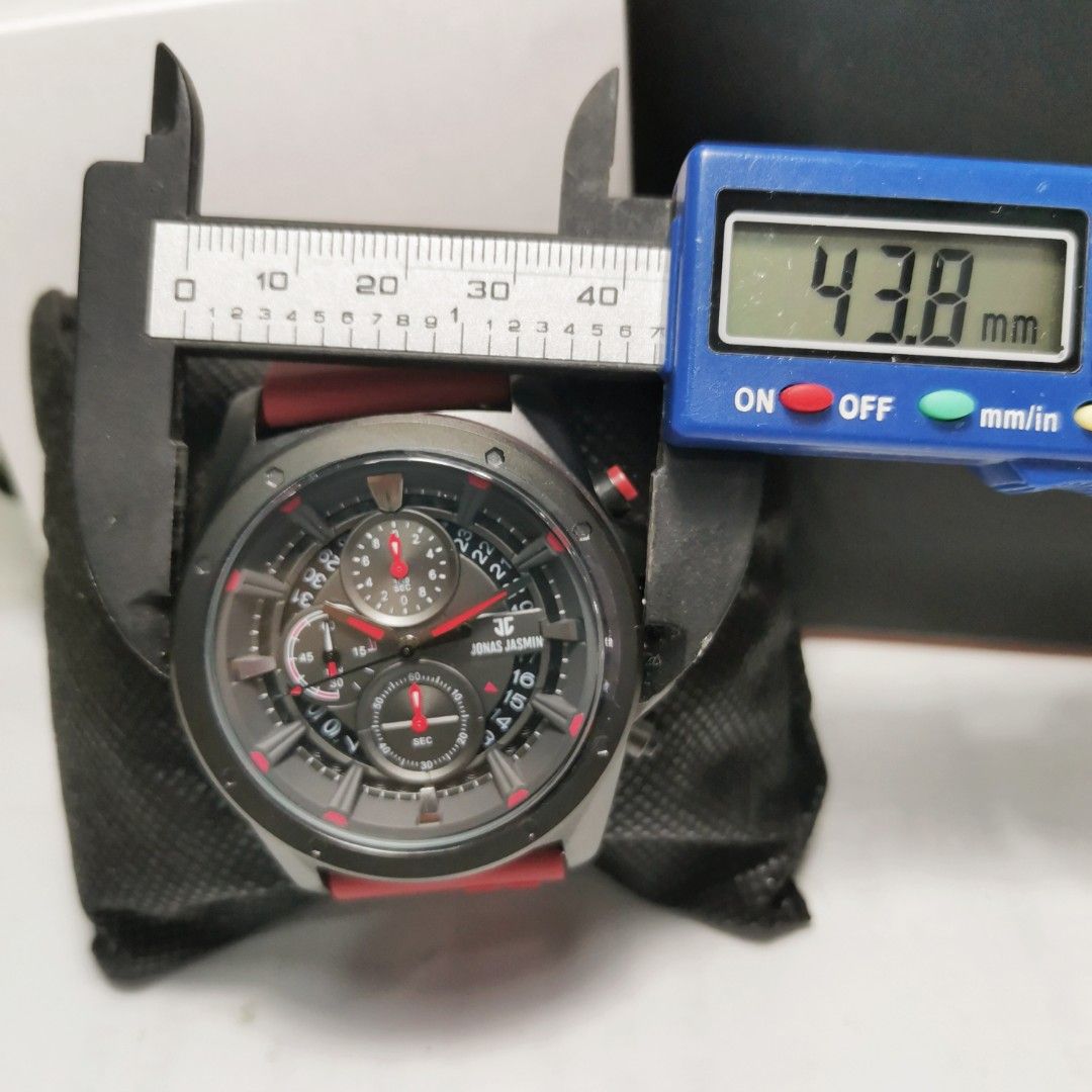 Men Chronograph Silicon Watch Jonas Jasmine, Men's Fashion, Watches ...