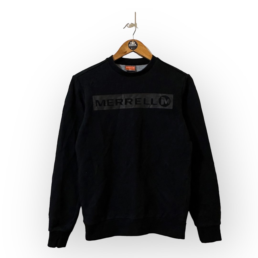 Merrell Black Sweater, Men's Fashion, Tops & Sets, Hoodies on Carousell