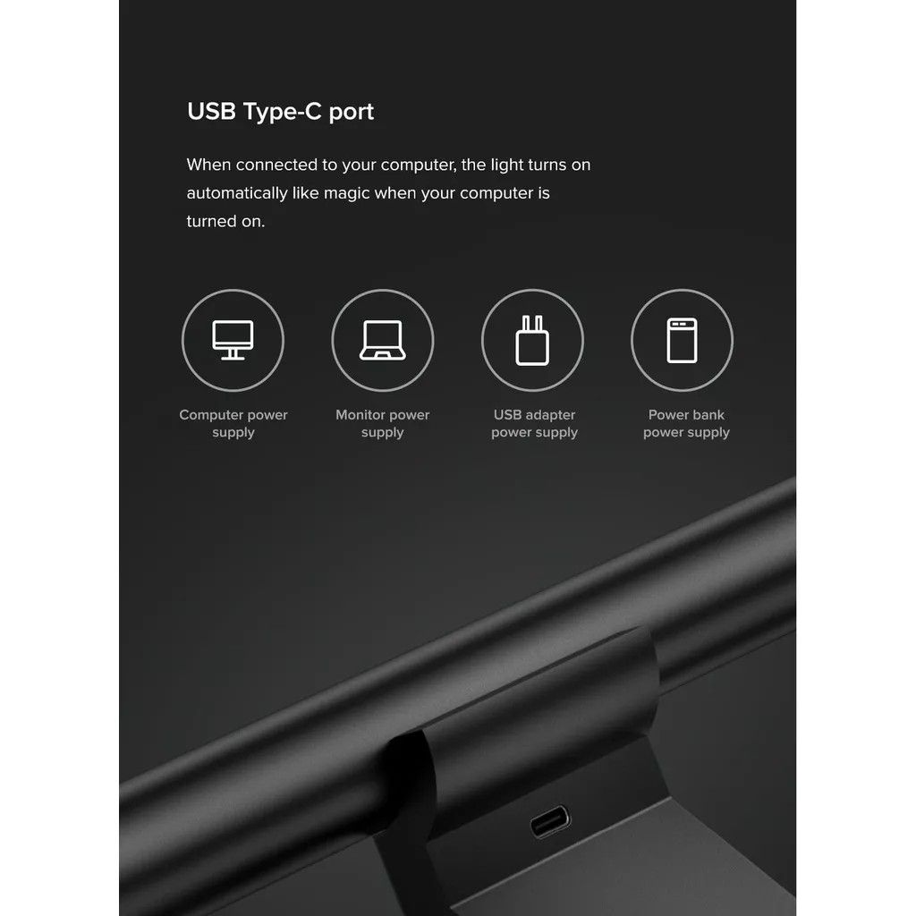 Xiaomi Mi Computer Monitor Light Bar Mijia Display Hanging Light Pc Monitor Screen Bar Hanging