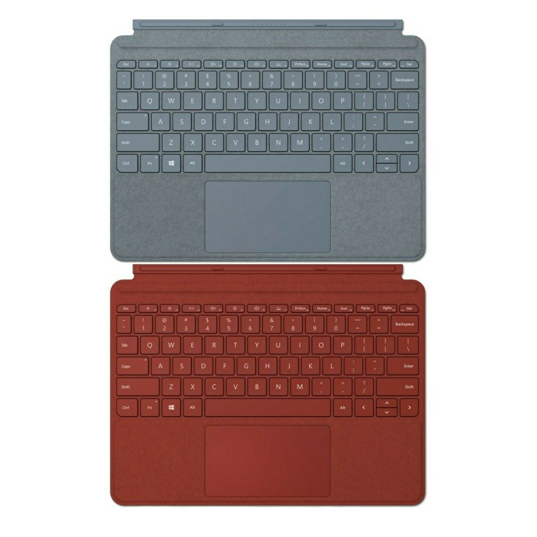 Microsoft Surface Go Type Cover Typecover - Original Burgundy Platinum ...