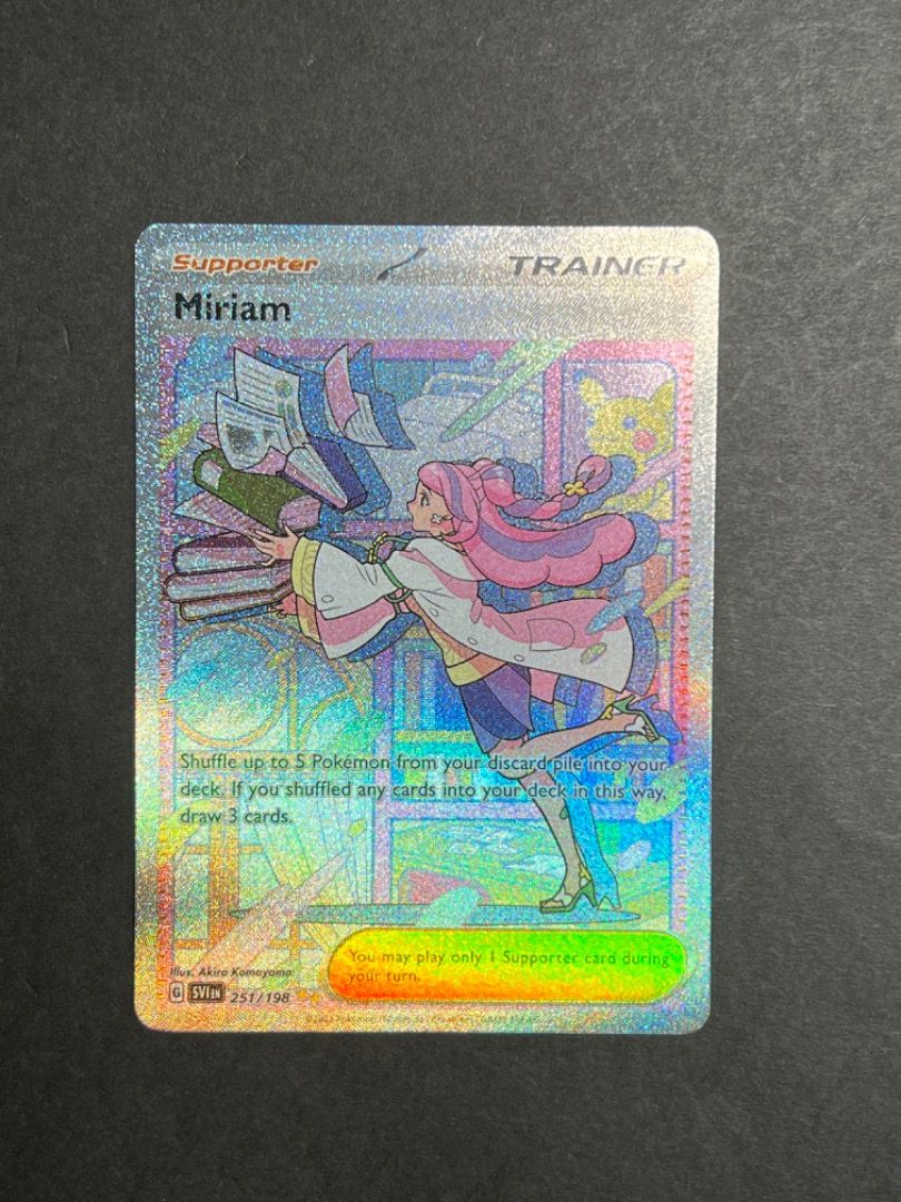 Miriam SIR Scarlet Violet SAR Pokemon Card, Hobbies & Toys, Toys ...