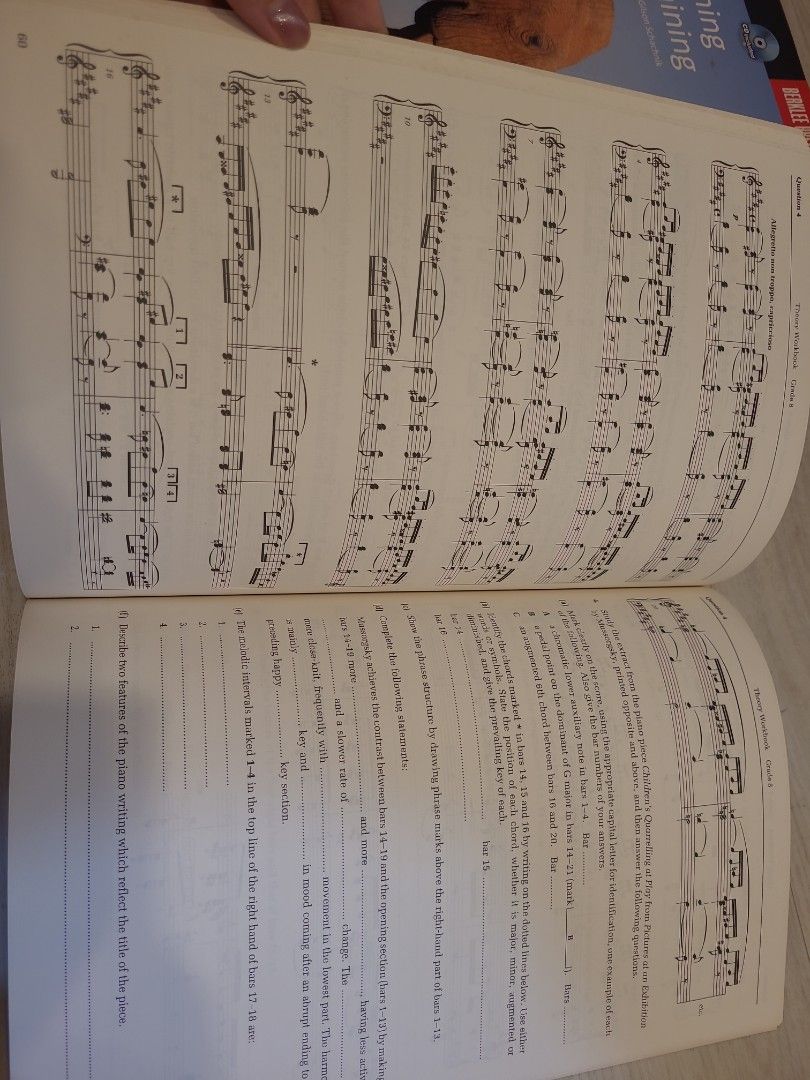 Music Theory Grade 8 ABRSM, Hobbies & Toys, Music & Media, Music Scores ...