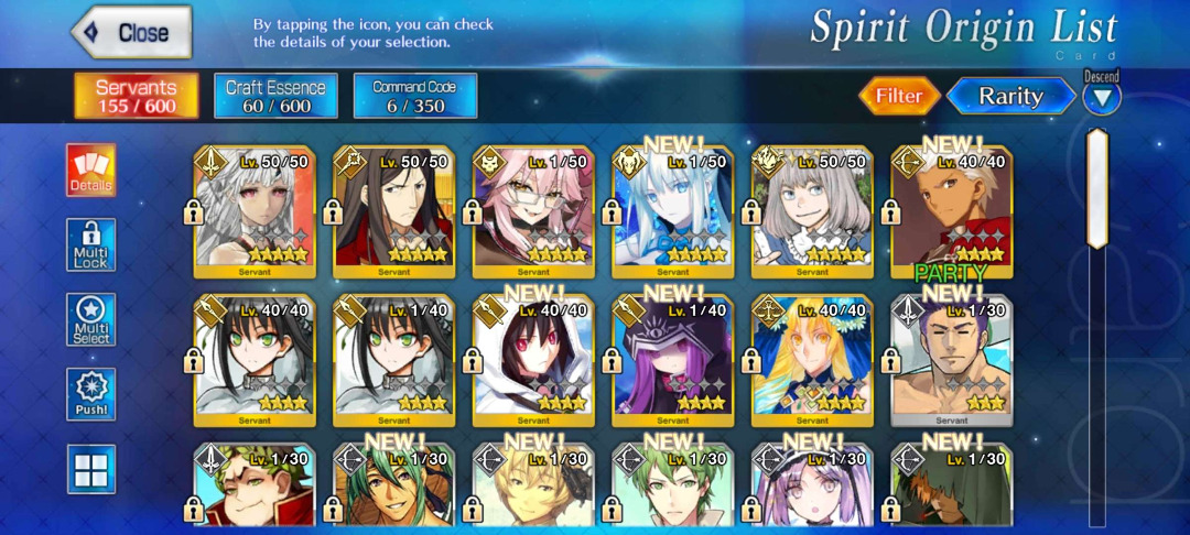 [NA]Akun Fate grand order FGO koyanskaya oberon morgan waver altera+141 SQ, Video Game, Game di ...