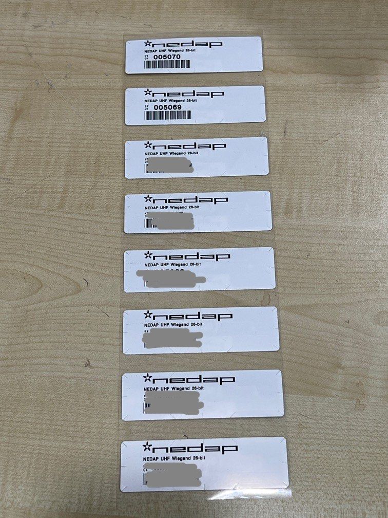 Nedap UHF uPASS Sticker Tag, Hobbies & Toys, Travel, Travel Essentials ...