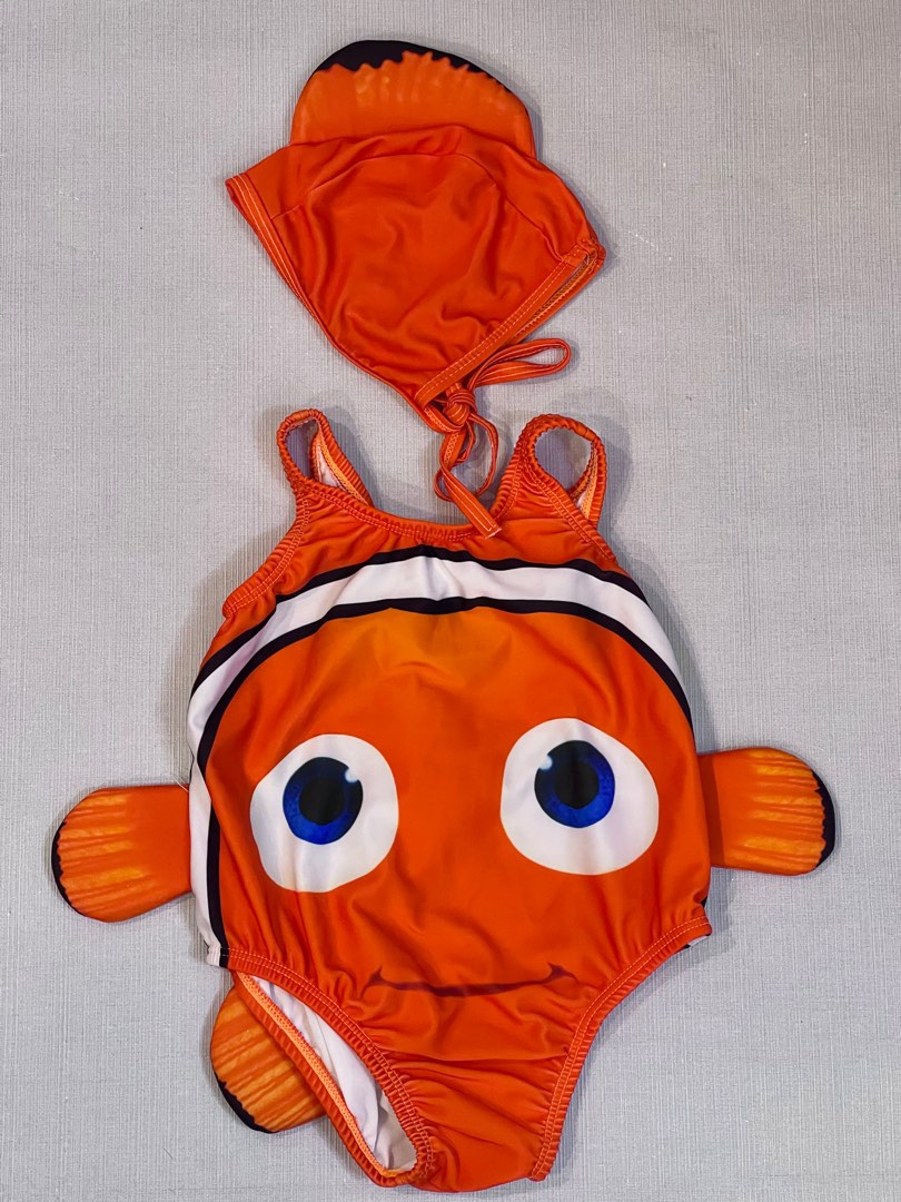 Nemo swimsuit /costume for baby boy-girl on Carousell