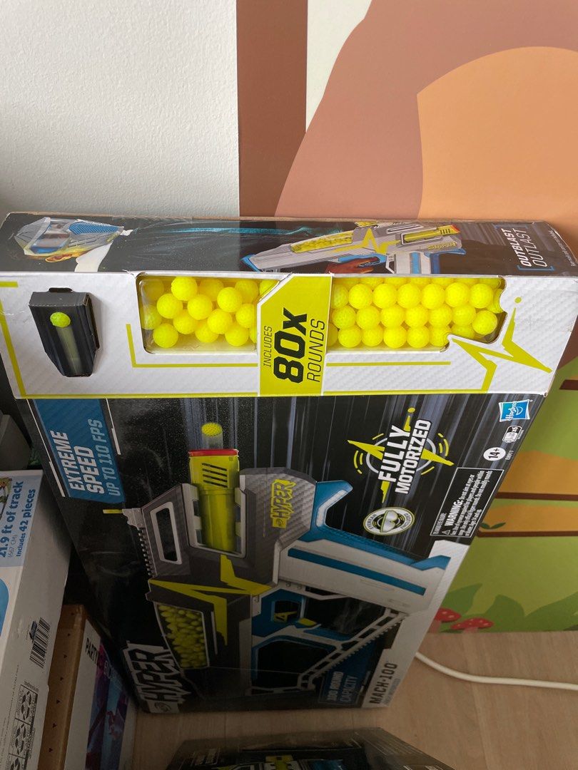 Nerf hyper Mach 100, Hobbies & Toys, Toys & Games on Carousell