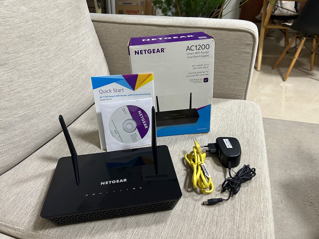 Netgear AC1200 Smart Wifi Router - Dual Band Gigabit, Computers & Tech ...