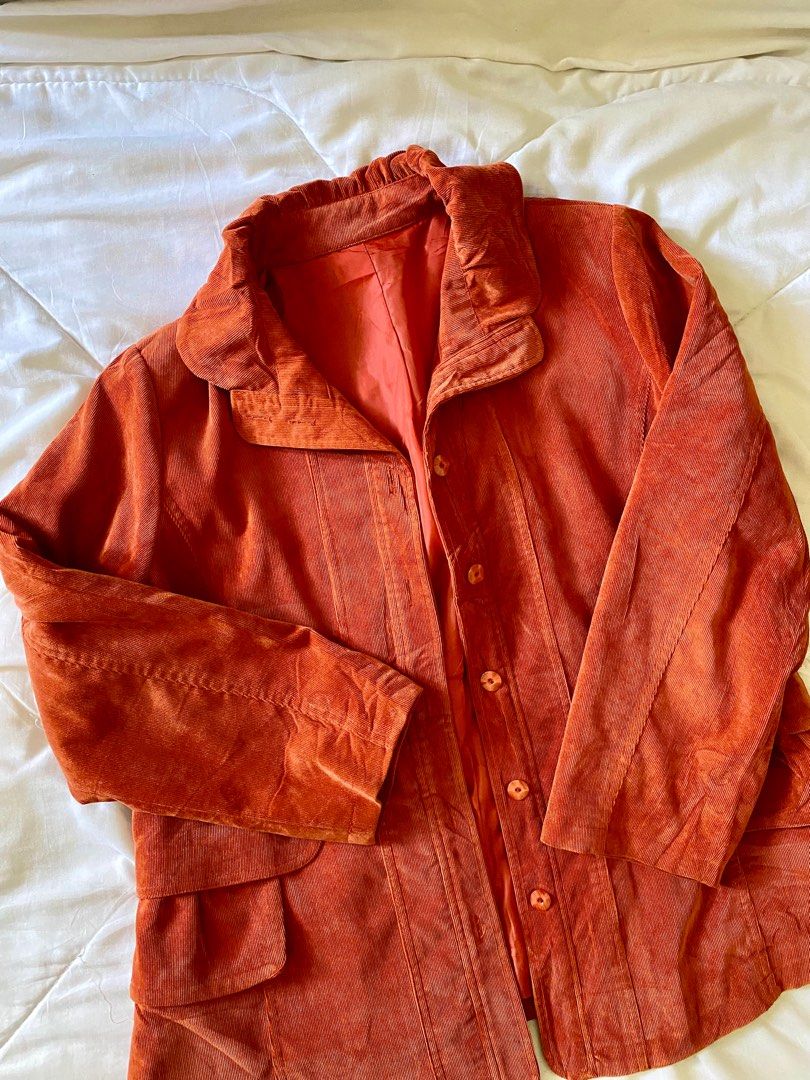 orange jacket, Men's Fashion, Coats, Jackets and Outerwear on Carousell