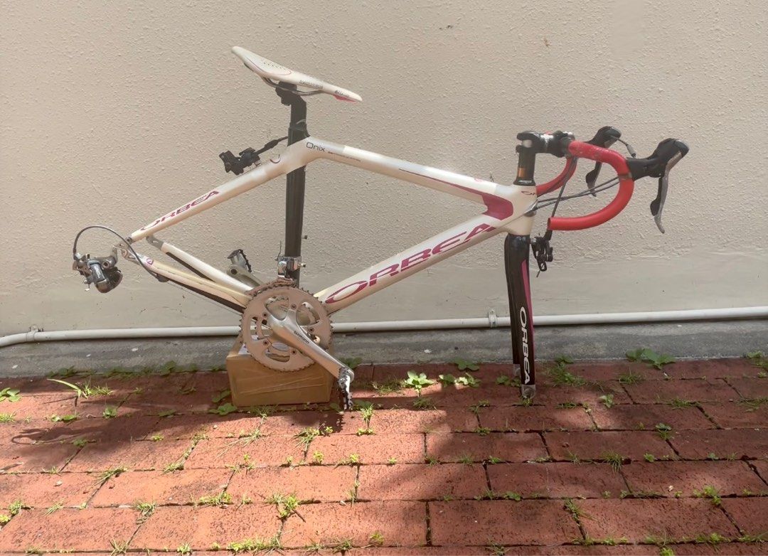 Orbea Full carbon road bike frame with ultegra and titanium parts ...