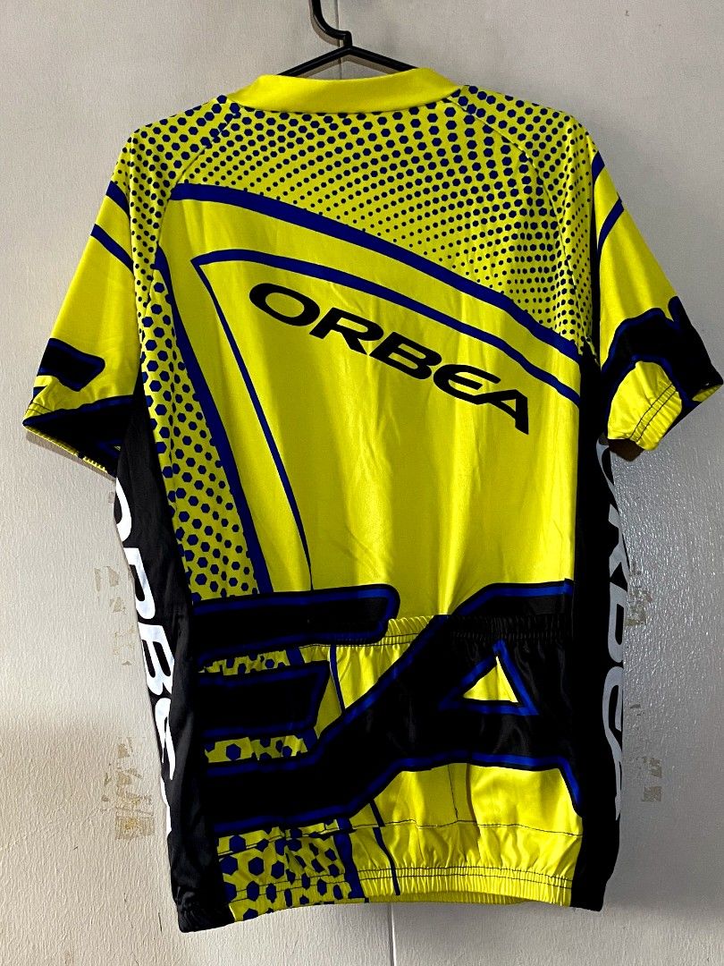 Orbea Yellow Cycling Jersey Large on Carousell