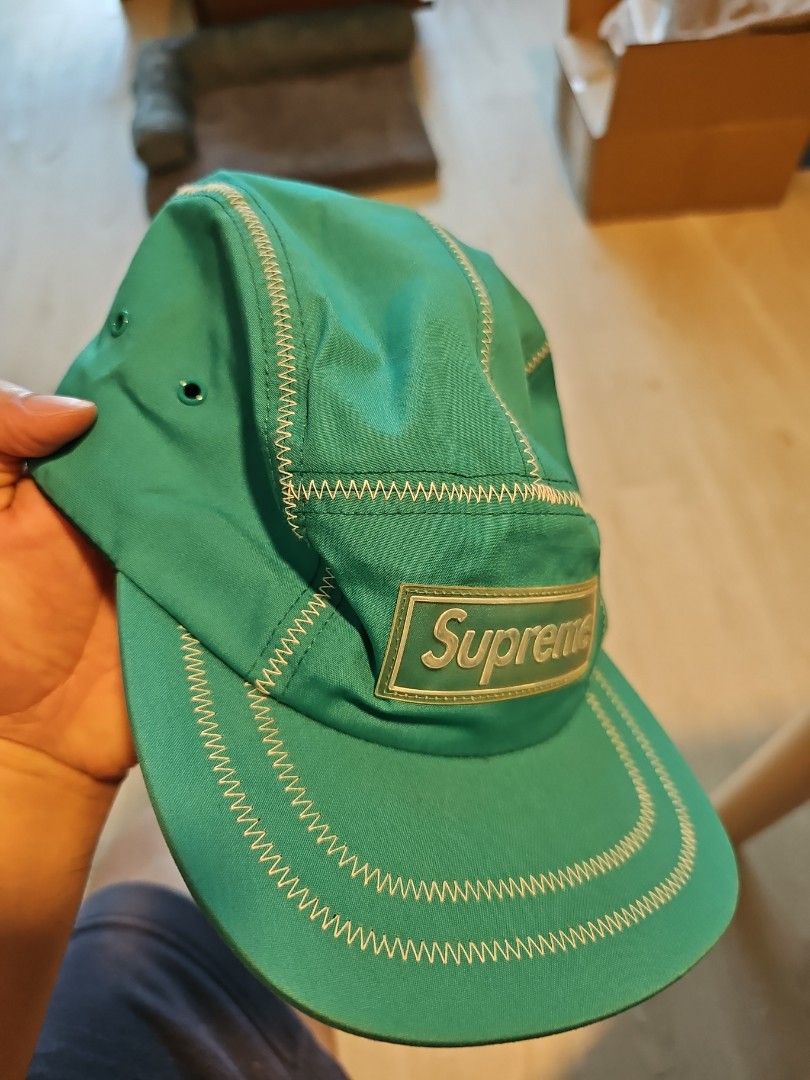 Original Supreme neon green cap, Men's Fashion, Watches & Accessories ...