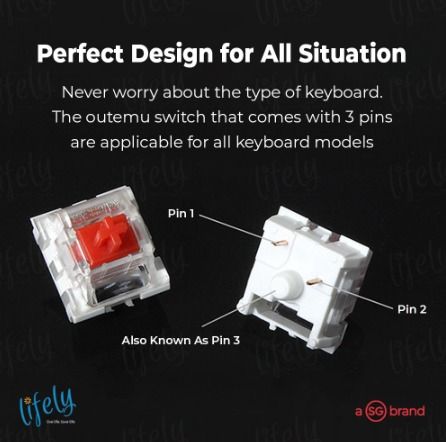 Outemu Switches - Mechanical Keyboard Switches DIY PT0961, Computers ...
