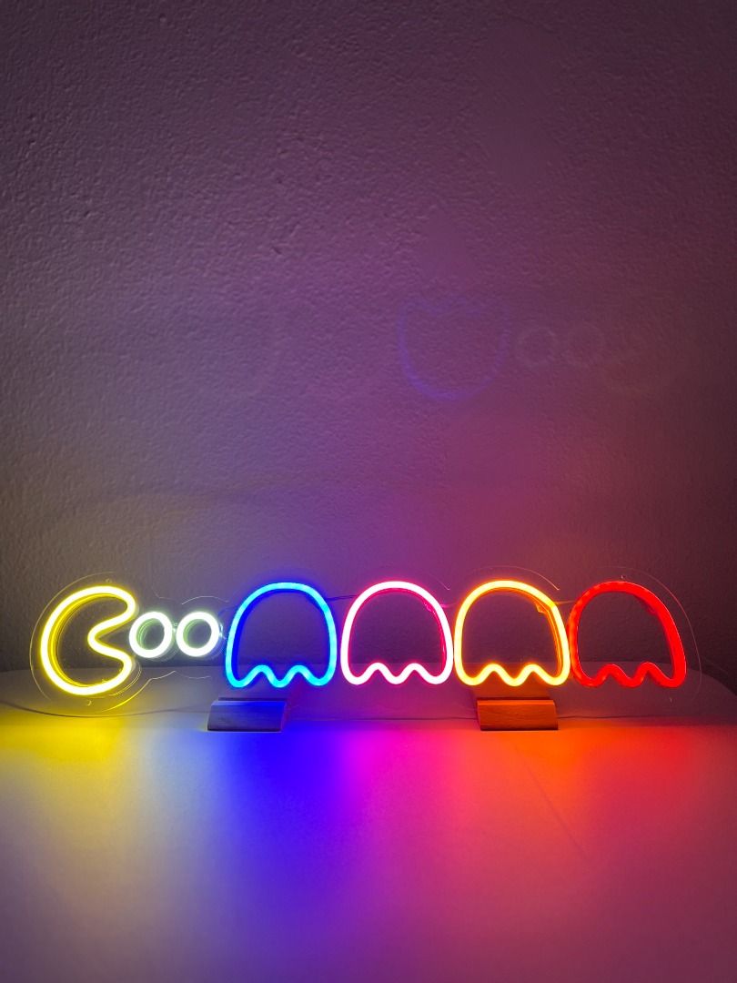 Pac Man LED USB 3D, Furniture & Home Living, Lighting & Fans, Lighting ...