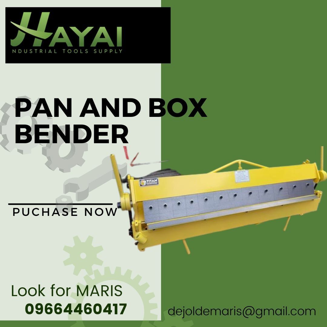 PAN AND BOX BENDER, Commercial & Industrial, Industrial Equipment on ...