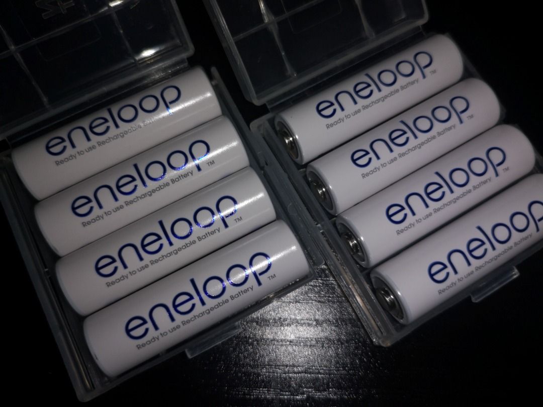 Panasonic Eneloop 4pcs. AA Rechargeable Batteries (Made in Japan) on ...
