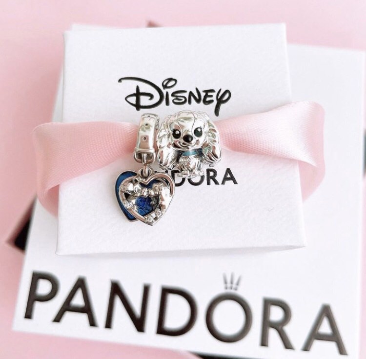 Pandora Disney Lady And The Tramp Charm Set, Women's Fashion, Jewelry ...