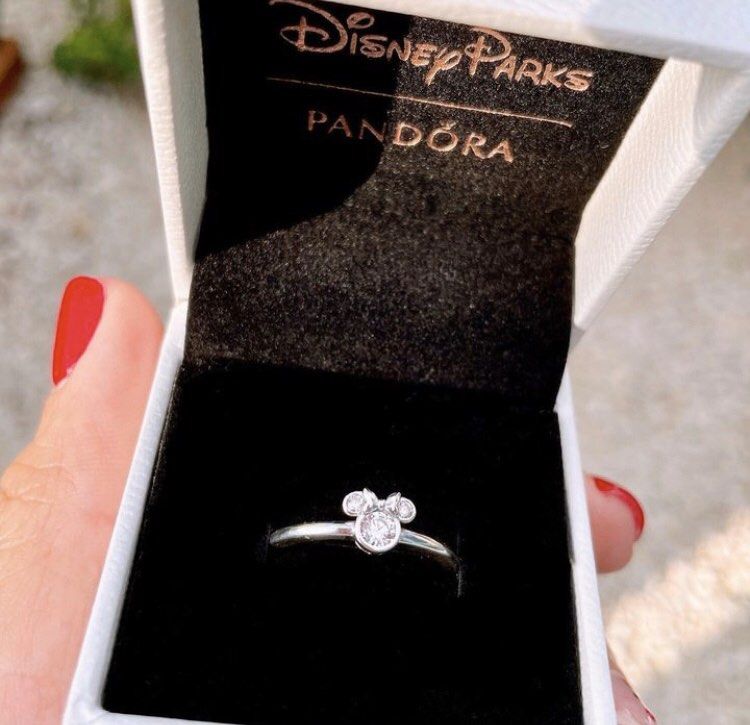 Pandora Disney Minnie Mouse Sparkling Head Ring on Carousell