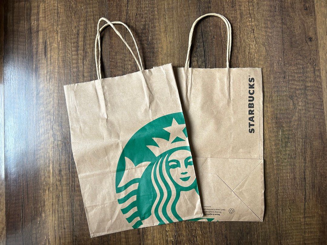 Paper Bag Starbucks Coffee, Serba Serbi, Others di Carousell