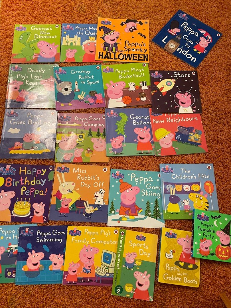 Peppa pig story book sets, Hobbies & Toys, Books & Magazines, Children ...