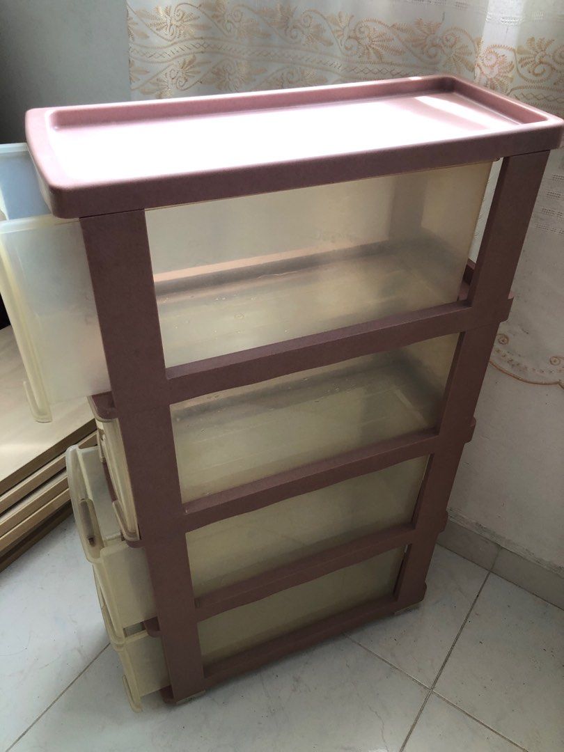 Plastic Slim Drawers, Furniture & Home Living, Furniture, Shelves ...