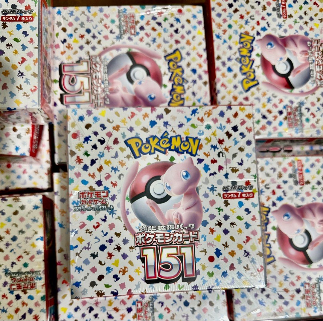 Pokemon 151 (Jap) booster box, Hobbies & Toys, Toys & Games on Carousell