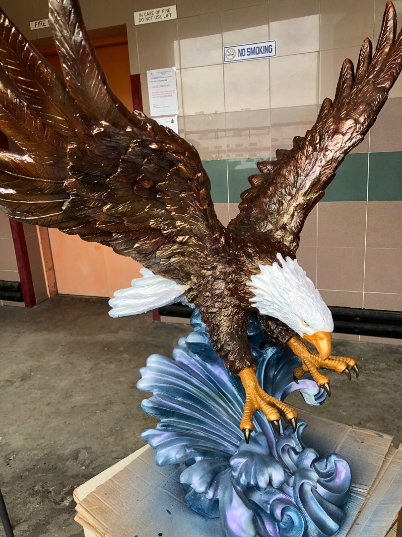 Poly resin eagle, Hobbies & Toys, Memorabilia & Collectibles, Vintage ...