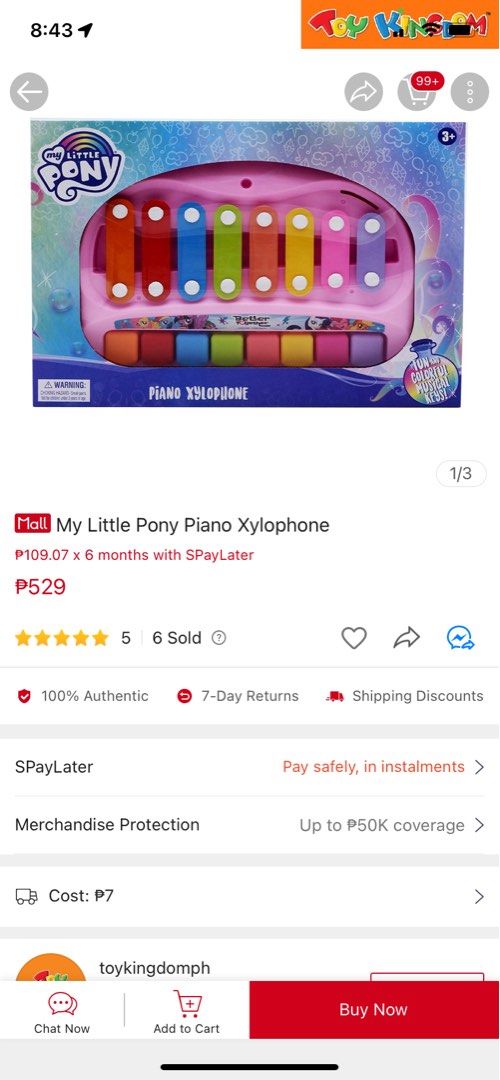 Preloved My Little Pony Xylophone on Carousell