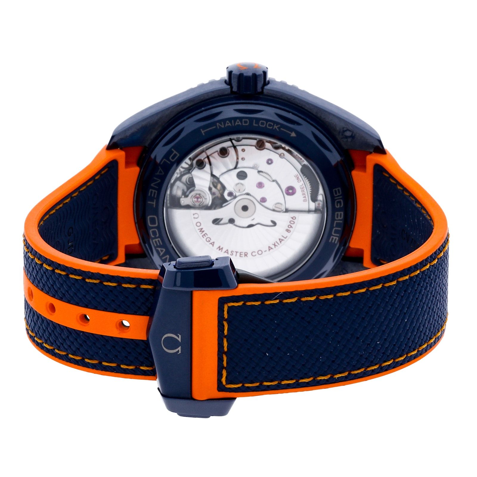 Pre-Owned Omega Seamaster Planet Ocean 600M GMT Big Blue 215, Luxury ...