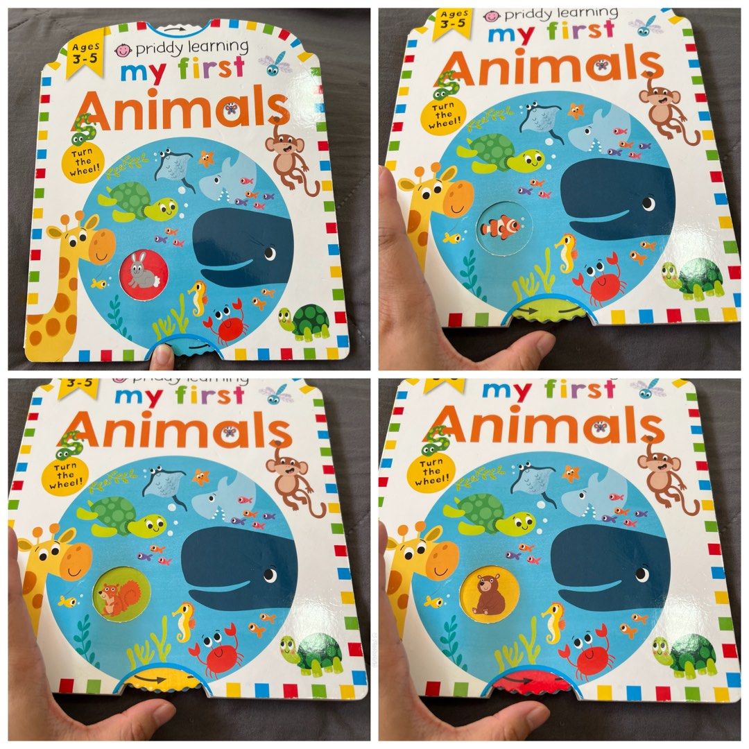 Priddy Learning : My First : Animals : Turn the Wheel, Hobbies & Toys ...