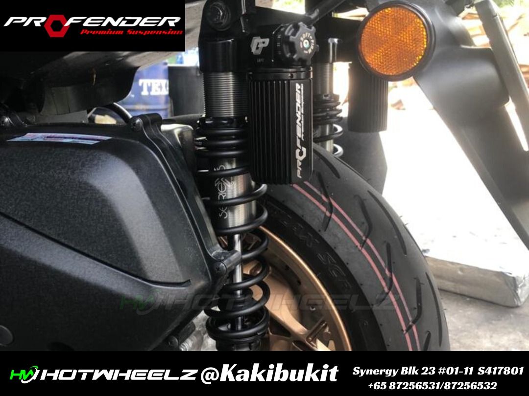 PROFENDER SUSPENSION & YSS FRONT FORK SPORT KIT-YAMAHA XMAX 300 ...