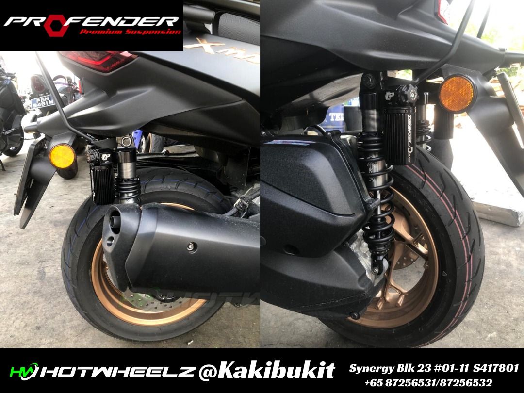 PROFENDER SUSPENSION & YSS FRONT FORK SPORT KIT-YAMAHA XMAX 300 ...