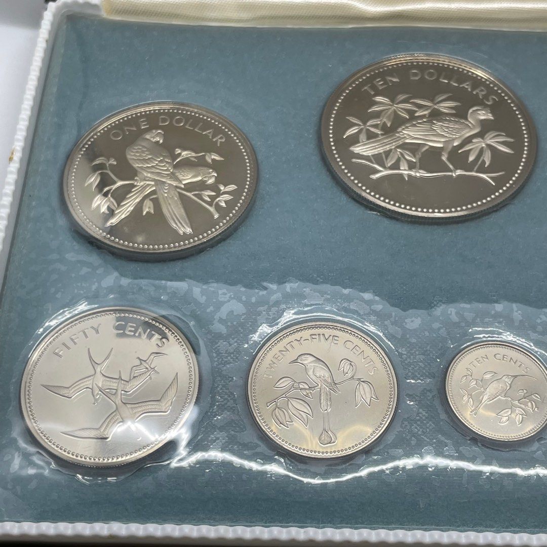 Proof Coin Set of Belize 1974 by Franklin Mint USA, Hobbies & Toys ...