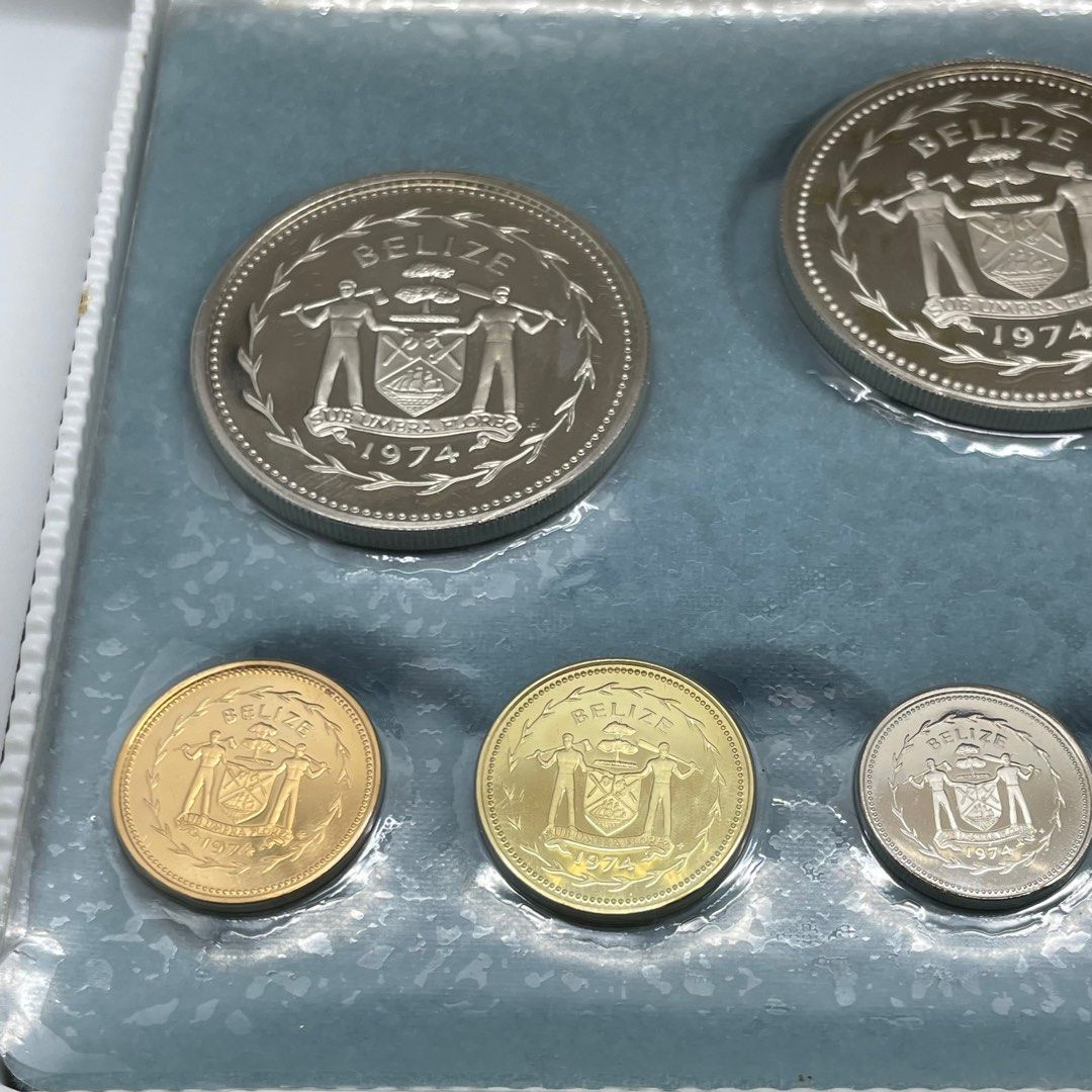Proof Coin Set of Belize 1974 by Franklin Mint USA, Hobbies & Toys ...