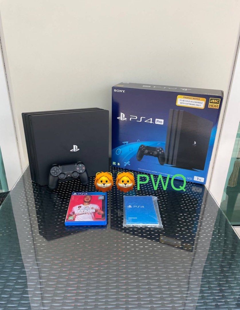 PS4 Pro Console Full box set + Free game playstation 4, Video Gaming ...