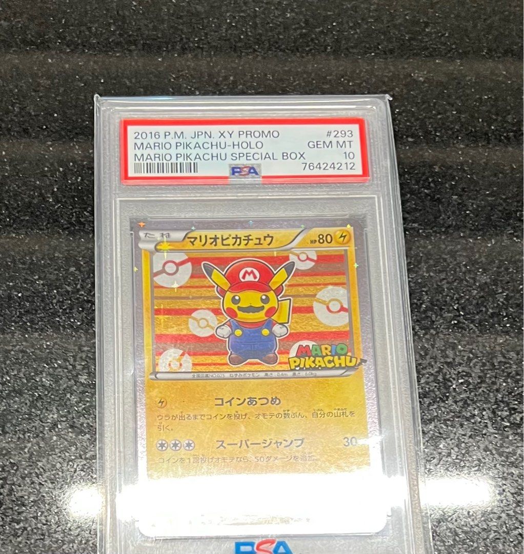 Psa 10 Mario pikachu, Hobbies & Toys, Memorabilia & Collectibles ...