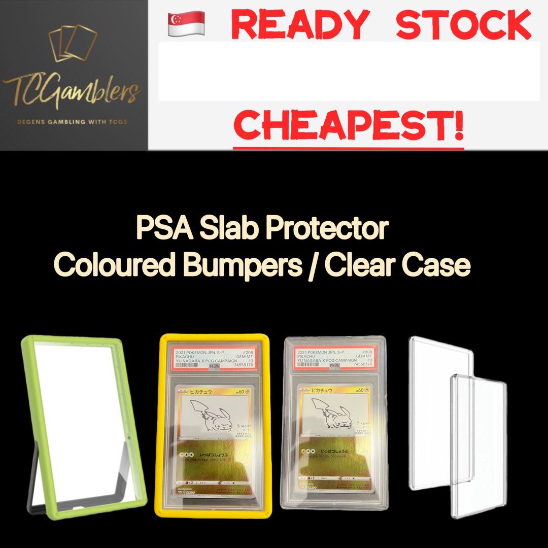 PSA slab Protector / PSA slab bumper, Hobbies & Toys, Toys & Games on ...