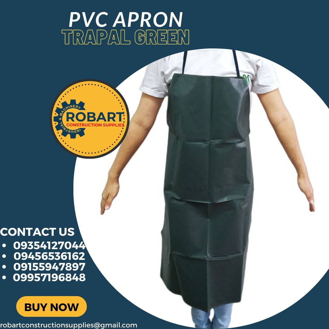 PVC APRON TRAPAL GREEN on Carousell