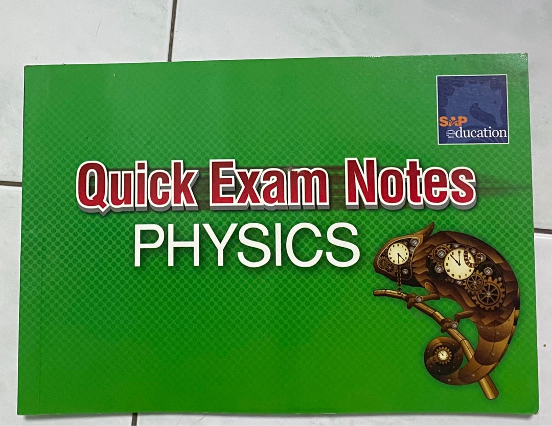 Quick exam notes （PHYSICS）, Hobbies & Toys, Books & Magazines ...
