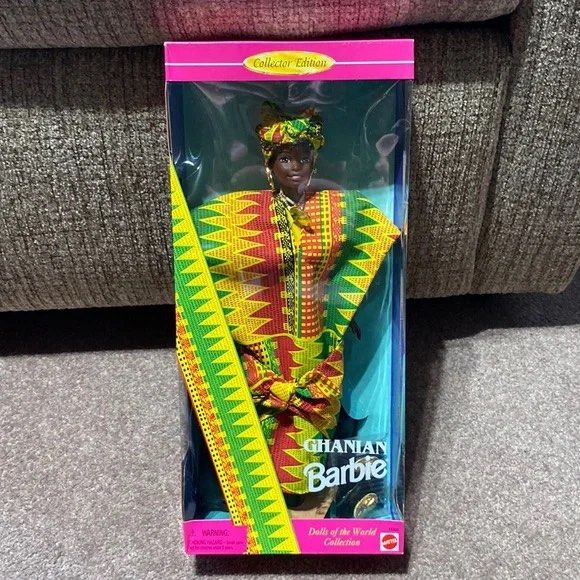 RARE 1996 Ghanian Barbie Dolls of The World Collection #15303 Collector ...
