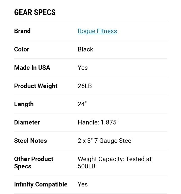 Rogue Infinity Matador Dip Bars, Sports Equipment, Exercise & Fitness ...