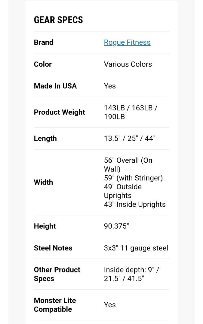 ROGUE RML 3 WC CUSTOM COLOUR, Sports Equipment, Exercise & Fitness ...