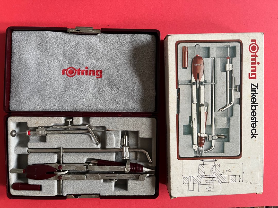 Rotring Compass Set, Hobbies & Toys, Stationery & Craft, Stationery ...