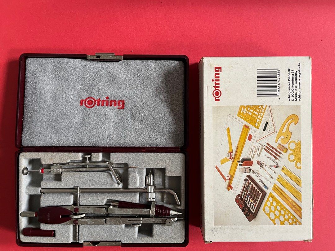 Rotring Compass Set, Hobbies & Toys, Stationery & Craft, Stationery ...