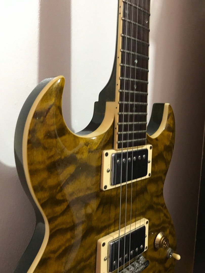 Samick Guitar TR3 TEG Army/Olive Green. Negotiable for sure buyer. With ...