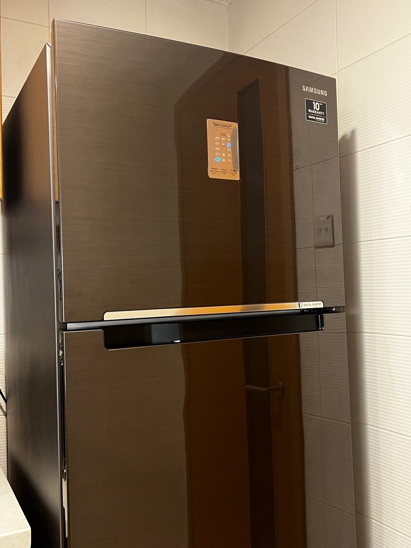 Samsung fridge 453L Luxe Brown, TV & Home Appliances, Kitchen ...